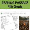 Grade 9 Reading Passages and Worksheets – Real-World Environmental ...