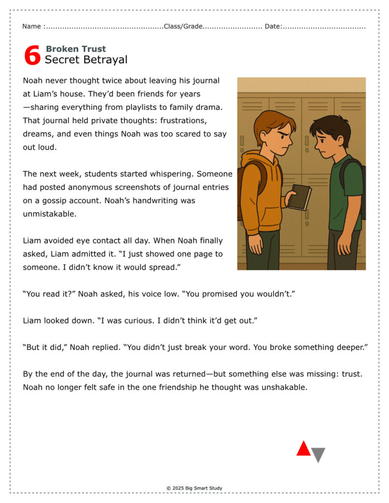 Broken Trust – Reading Comprehension Pack for High School ELA (Grades 9 ...