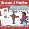 Seasons & Weather – Grade 1 Reading Comprehension Worksheets (10 ...