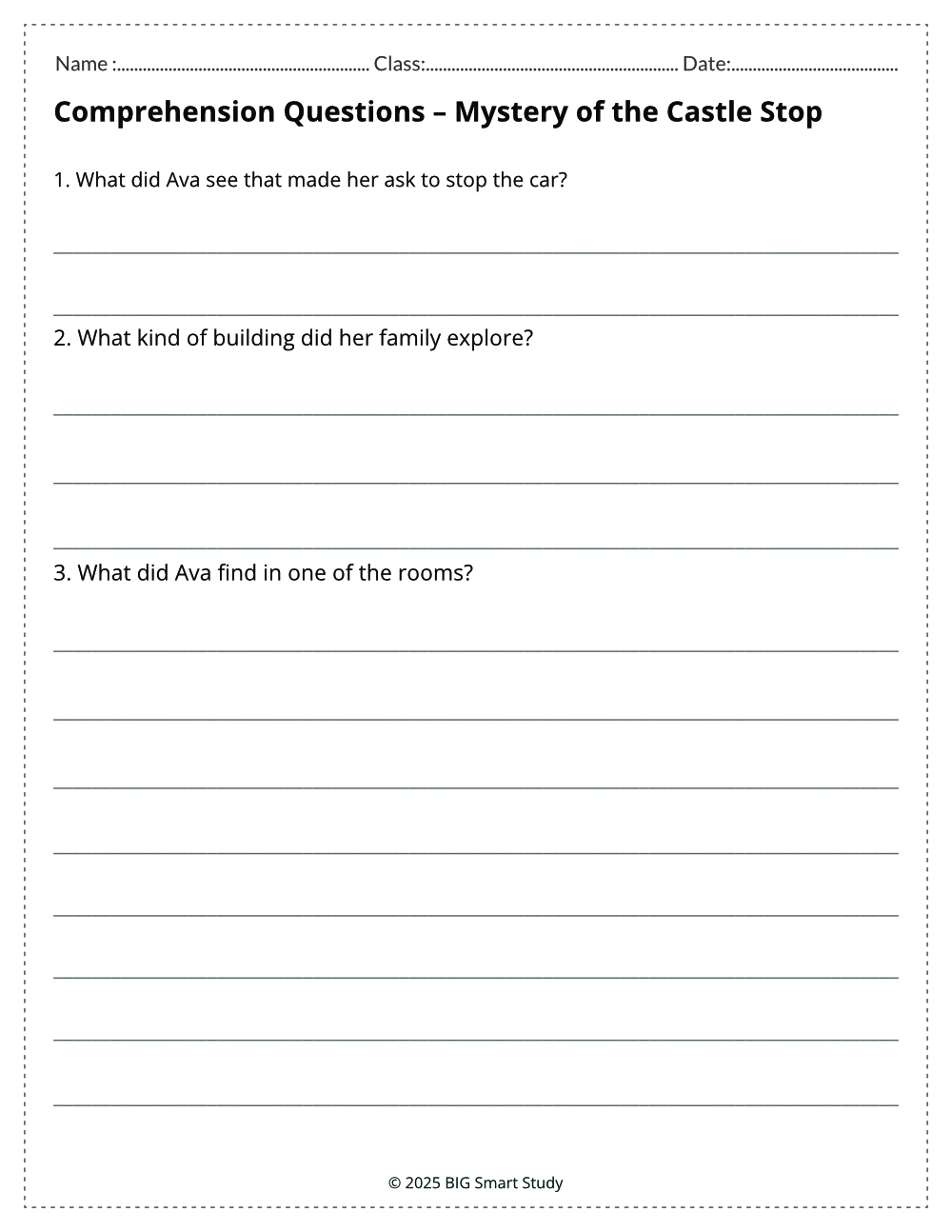 Summer Road Trip Stories – Reading and Writing Activities for Grades 3 ...