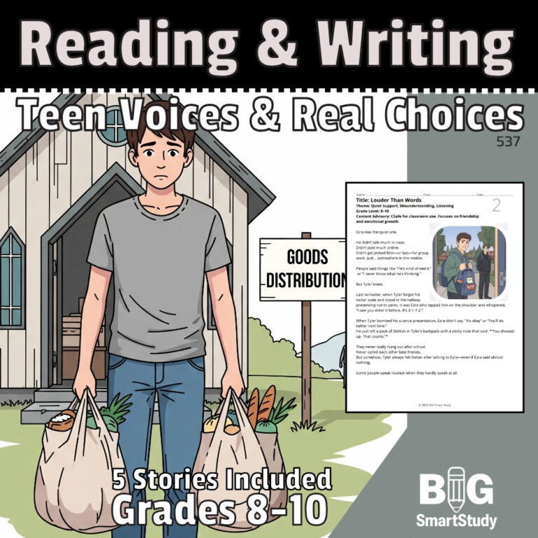 Fiction Worksheet Collection – Fathers & Teens on the Food Truck Grade ...