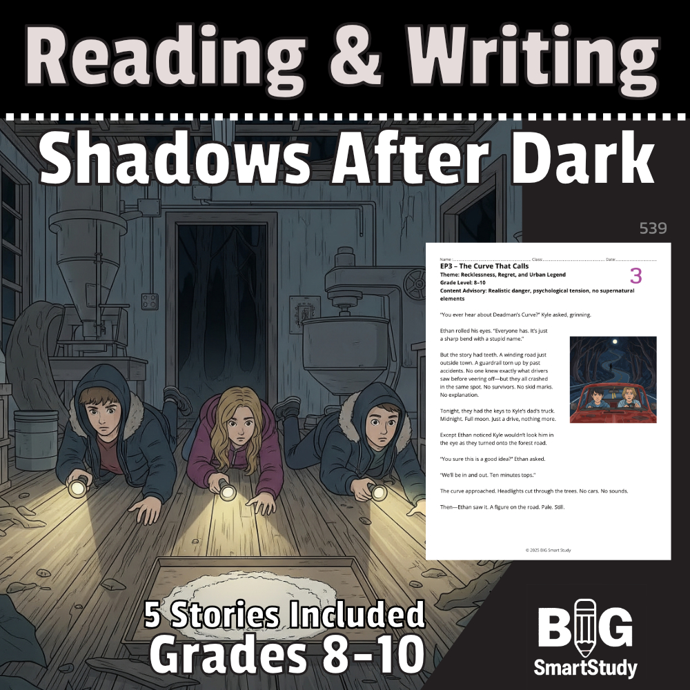 Shadows After Dark – 5 Suspense Stories with Reading and Reflective ...