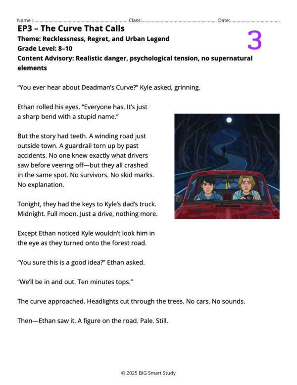 Shadows After Dark – 5 Suspense Stories with Reading and Reflective ...