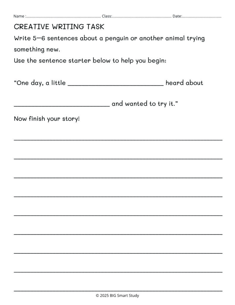Market Adventures – Grade 2 Reading Comprehension & Writing Worksheets ...