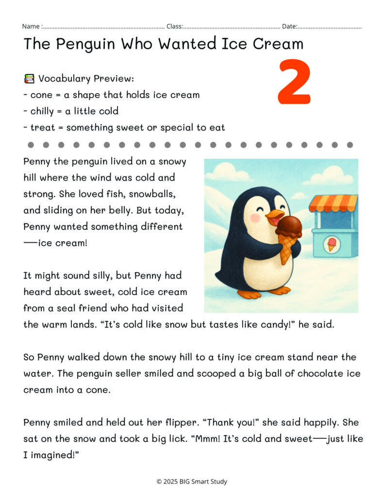 Market Adventures – Grade 2 Reading Comprehension & Writing Worksheets ...