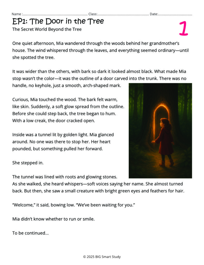 Journey Beyond the Tree – Grade 5 Fantasy Reading & Writing Adventure ...