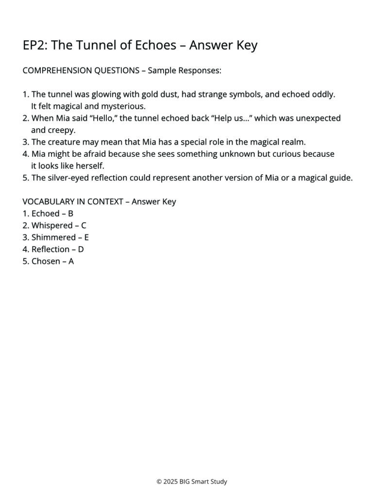 Journey Beyond the Tree – Grade 5 Fantasy Reading & Writing Adventure ...
